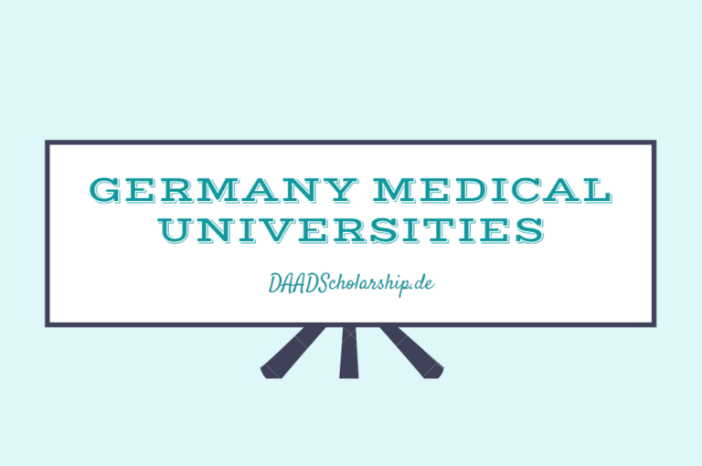 List of Top Medical Universities in Germany - DAAD Scholarship 2021 ...