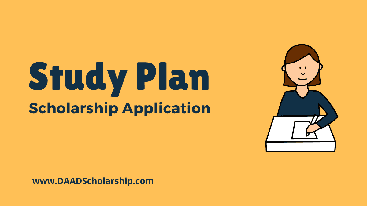 Study Plan For German Scholarship Applications Sequenced Intructions