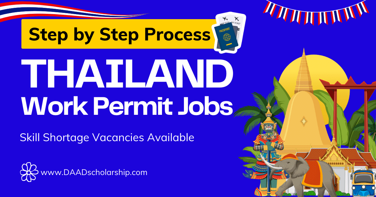 Thailand Work Permit Jobs 2024 Via Skill Shortages (Application Process ...
