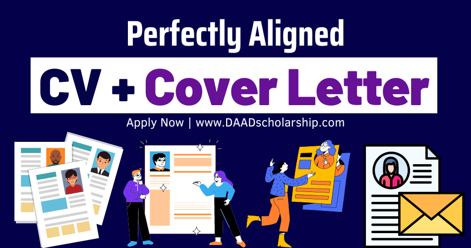 Perfectly Aligned CV With Cover Letter For Job Applications - DAAD ...
