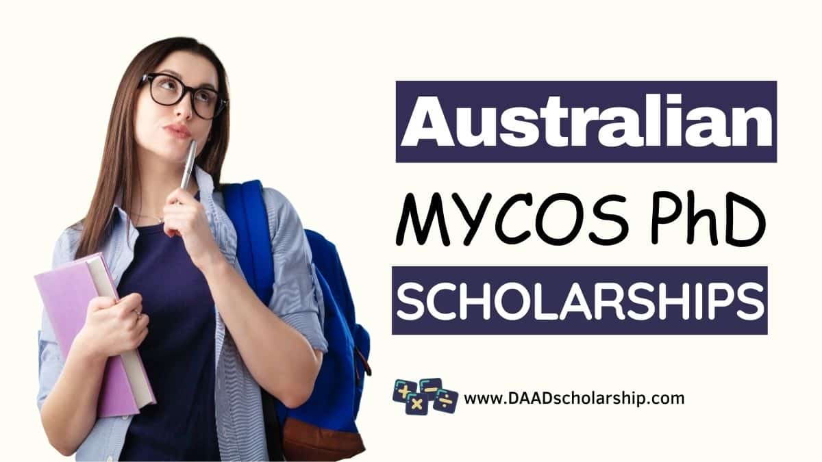MYCOS Scholarships 2025 For PhD Admissions - DAAD Fully Funded Scholarships 2026