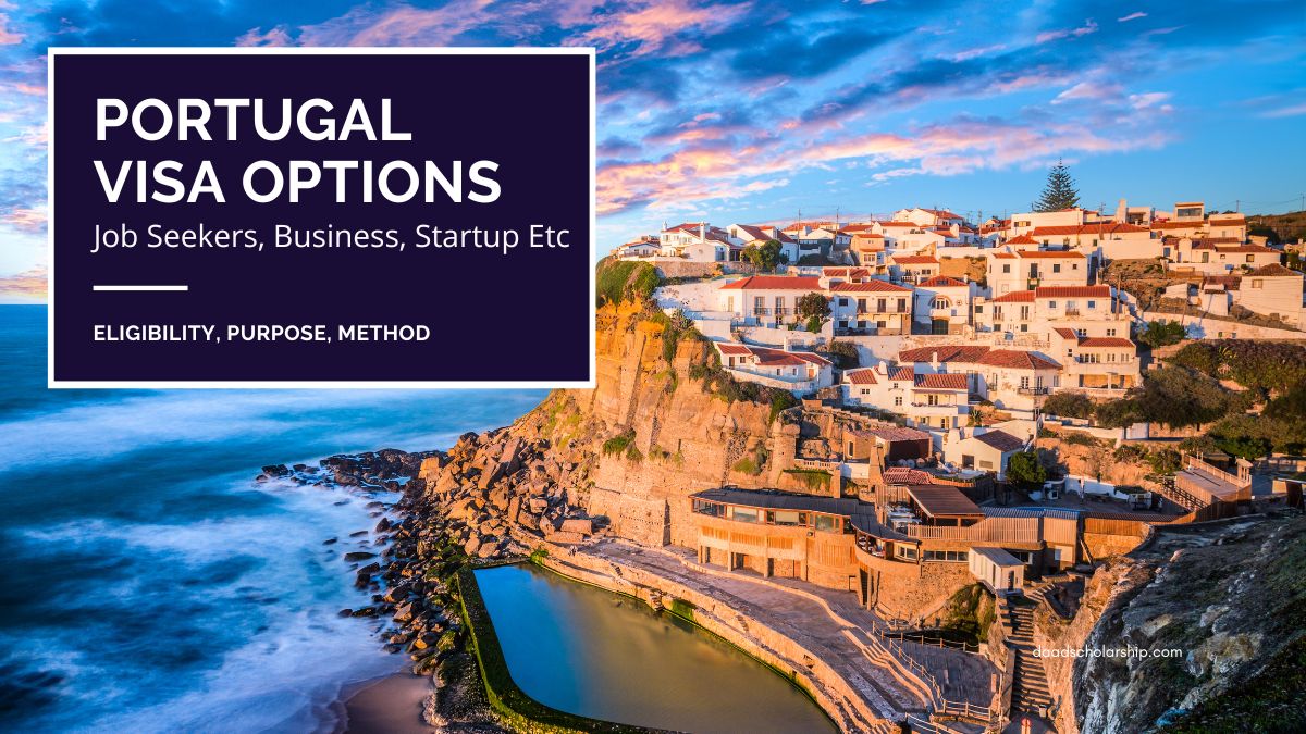 Portugal Visa Options 2024 For Job Seeking, Business, Start-up Etc ...