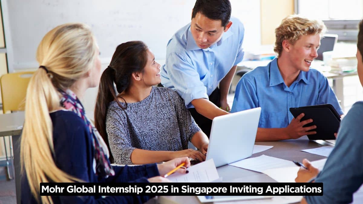 Mohr Global Internship 2025 In Singapore Inviting Applications - DAAD Scholarships - Access ...