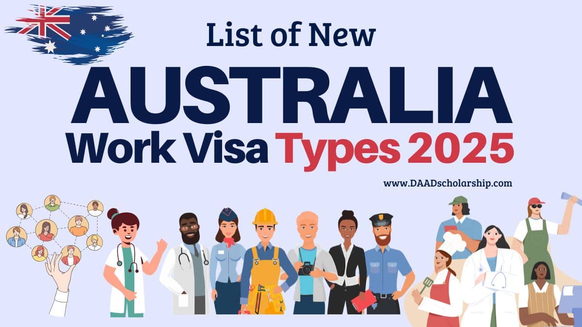Australian Work Visa Types Updated For 2025 - List Of Changes - DAAD ...
