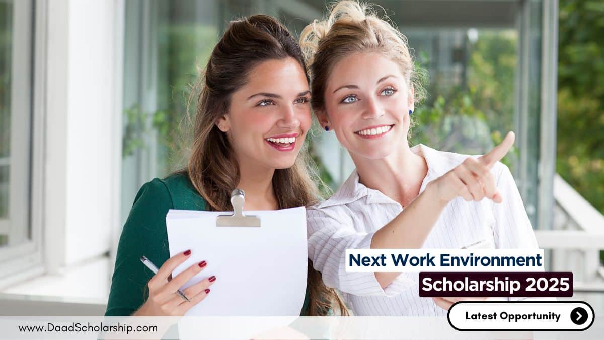 Next Work Environment Student Scholarship Competition 2025 - DAAD Fully ...