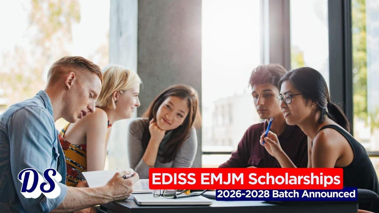 EDISS Erasmus (EMJM) Scholarship 2026-2028 Batch Has Officially Opened ...